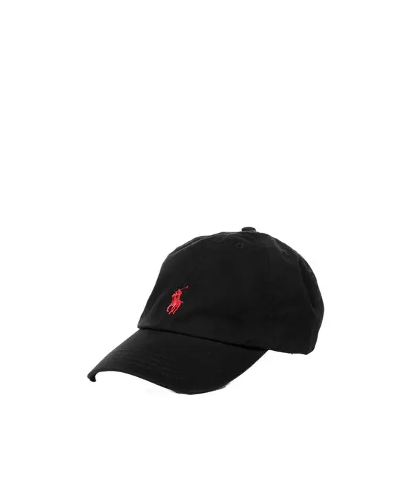 Polo Ralph Lauren Embroidered Logo Baseball Cap - Black