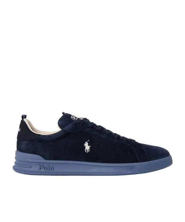 Polo Ralph Lauren Solid Color Low Top Trainers - Black