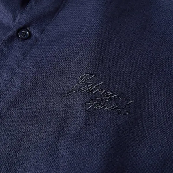 Balmain Short Sleeve Plain Shirt