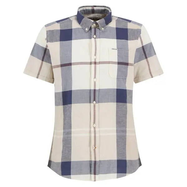 Barbour Short-sleeved Plaid Shirt