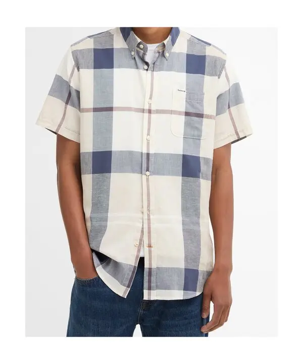 Barbour Short-sleeved Plaid Shirt