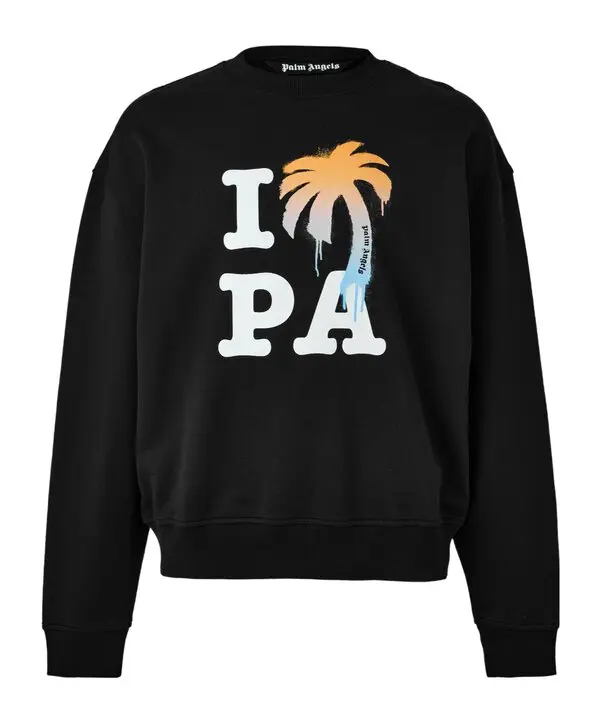 Palm Angels Crew Neck Sweatshirt