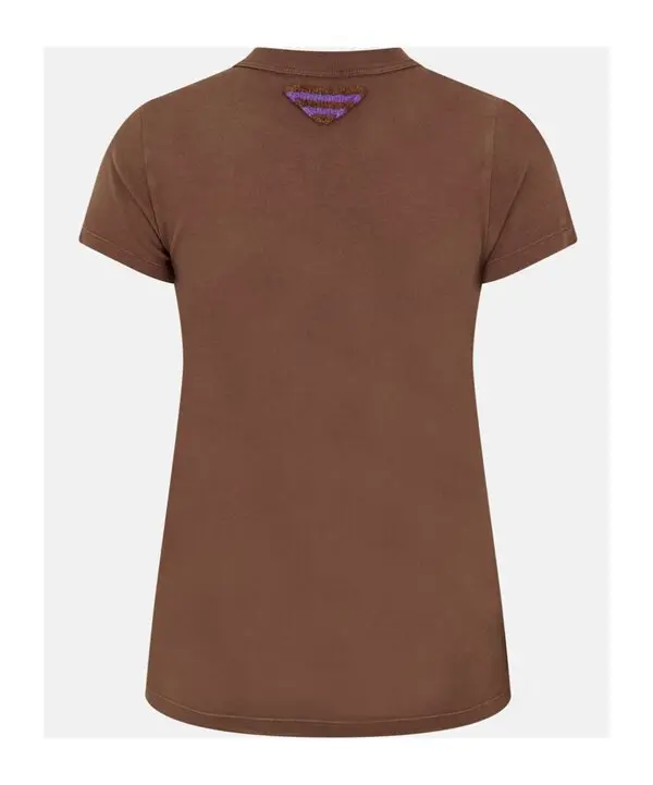 Prada Printed T-shirt - Brown