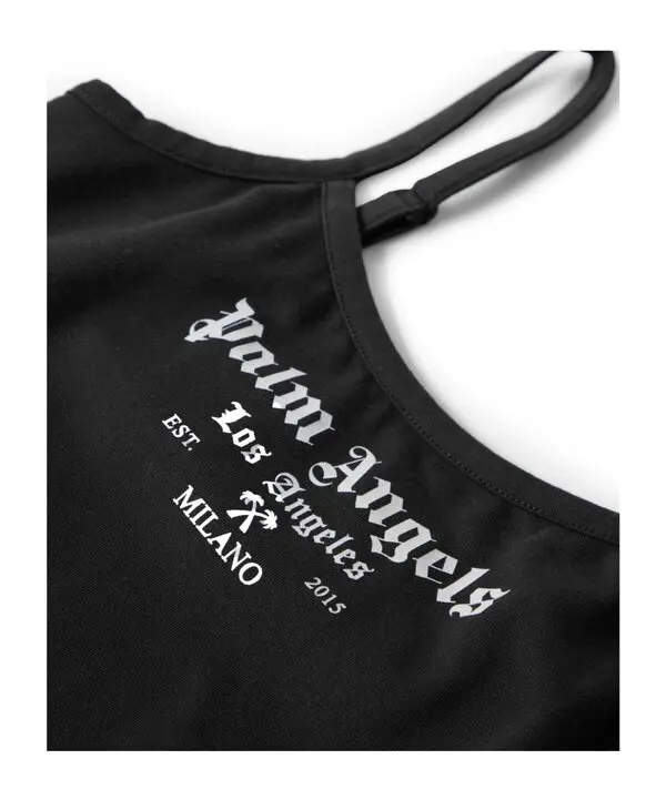 Palm Angels Logo Mini Dress