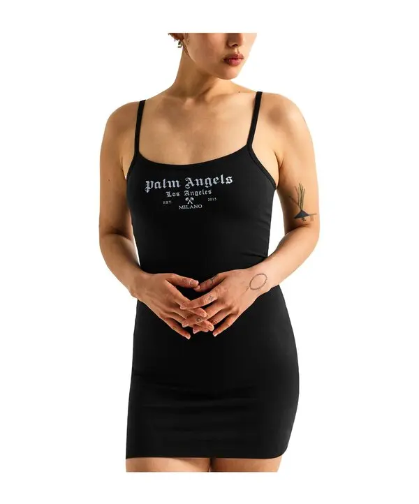 Palm Angels Logo Mini Dress