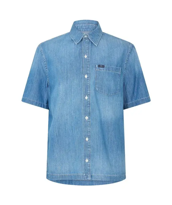 7 For All Mankind Button-down Denim Shirt