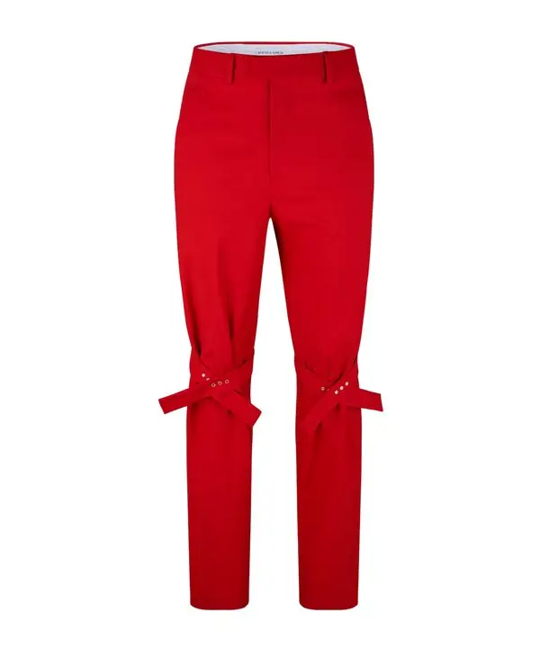 Bottega Veneta Straight-leg Trousers With Tie Detail