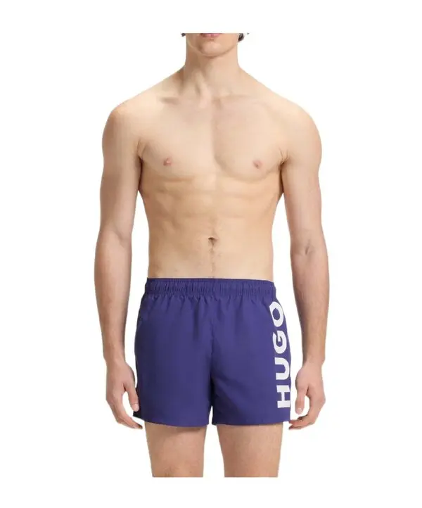Hugo Boss Abas Swim Shorts With Vertical Logo