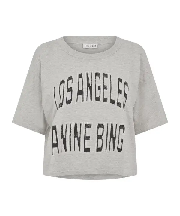 ANINE BING Round Neck Short-sleeved T-shirt