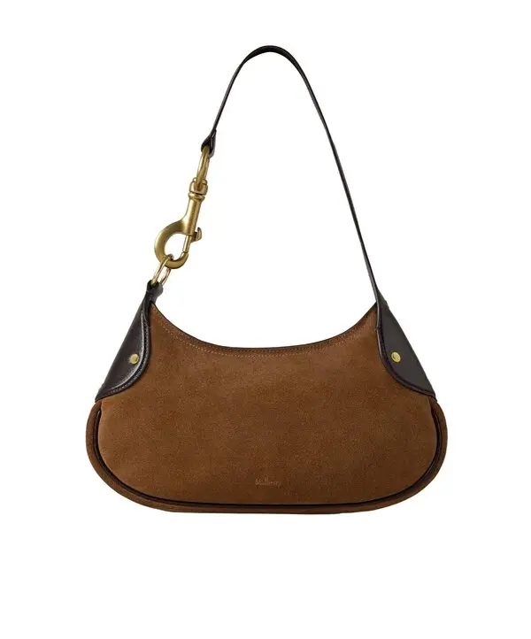 Mulberry Solid Color Bowling Bag