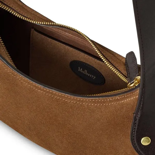 Mulberry Solid Color Bowling Bag