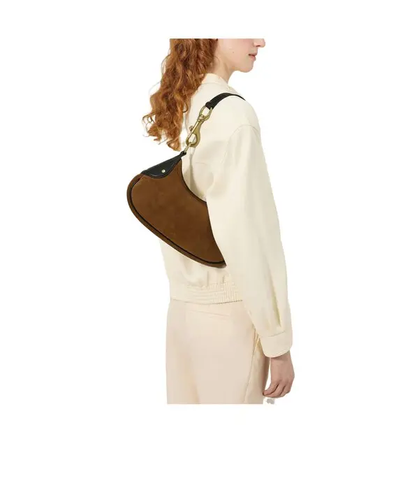 Mulberry Solid Color Bowling Bag