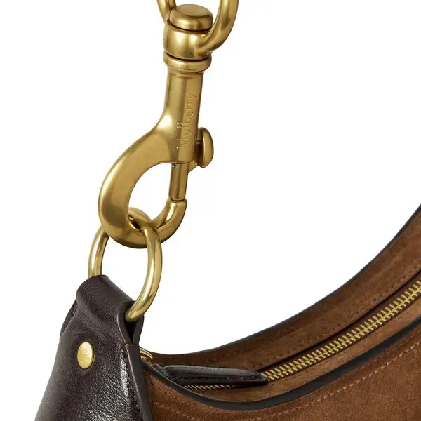 Mulberry Solid Color Bowling Bag