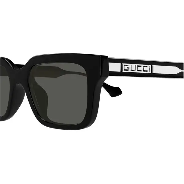 Gucci Rectangular Sunglasses With Branded Temples