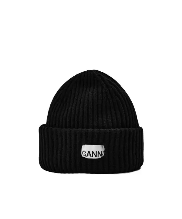 GANNI Soft And Form-fitting Knit Beanie