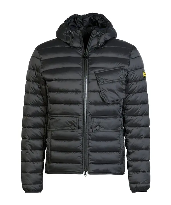 Barbour Ouston Quilted Puffer Jacket With Hood