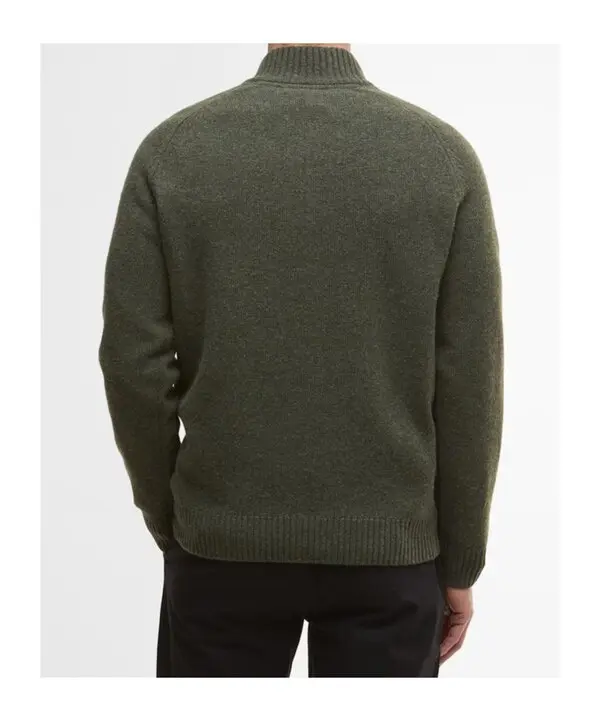 Barbour Grangetown Half-zip Jumper - Green