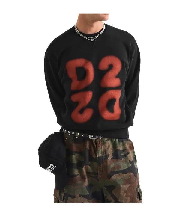 Dsquared2 Crew Neck Long Sleeve Sweatshirt