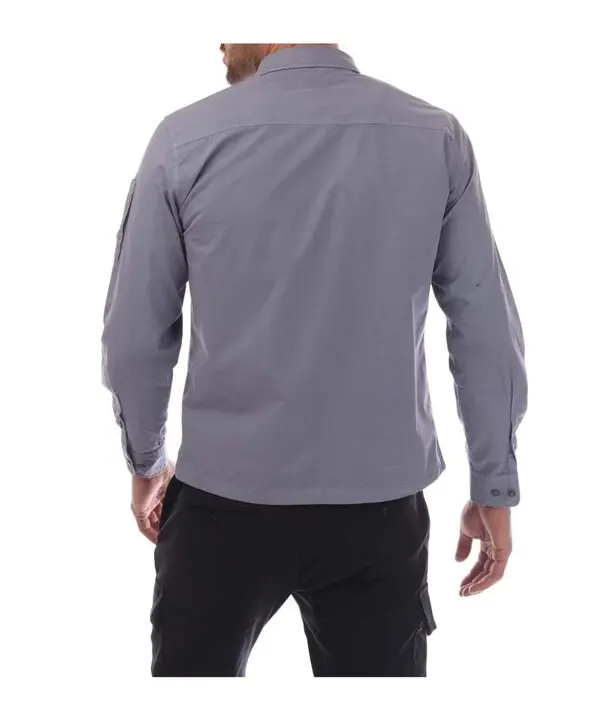 C.P. COMPANY Organic Gabardine Full-zip Overshirt