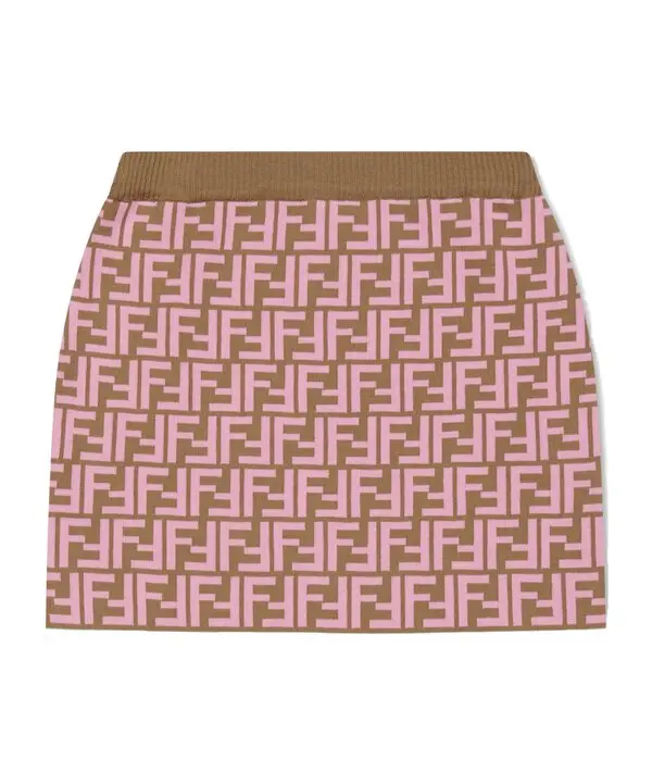 Fendi Printed Knit Skirt