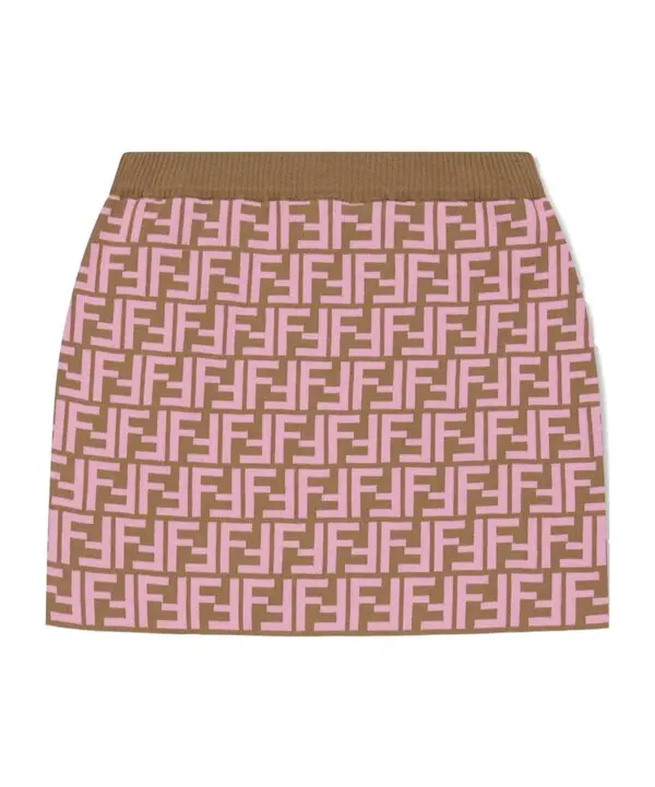 Fendi Printed Knit Skirt