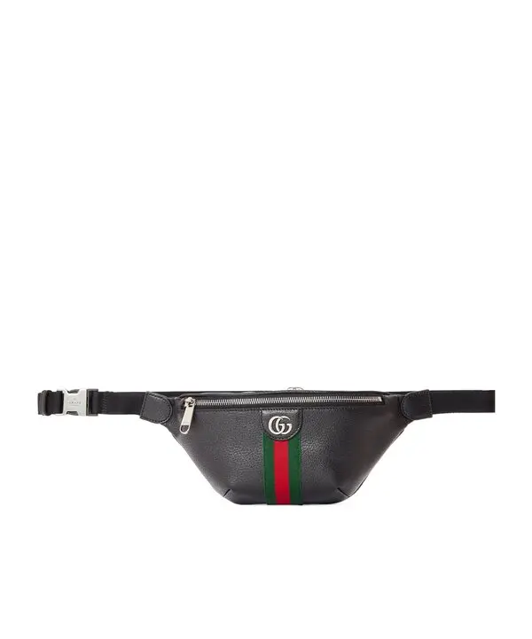 Gucci Solid Color Cross Body Bag - Black