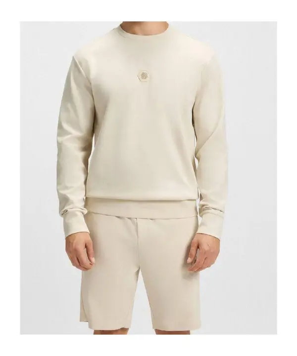 Hugo Boss Cn Future Cotton Blend Sweatshirt