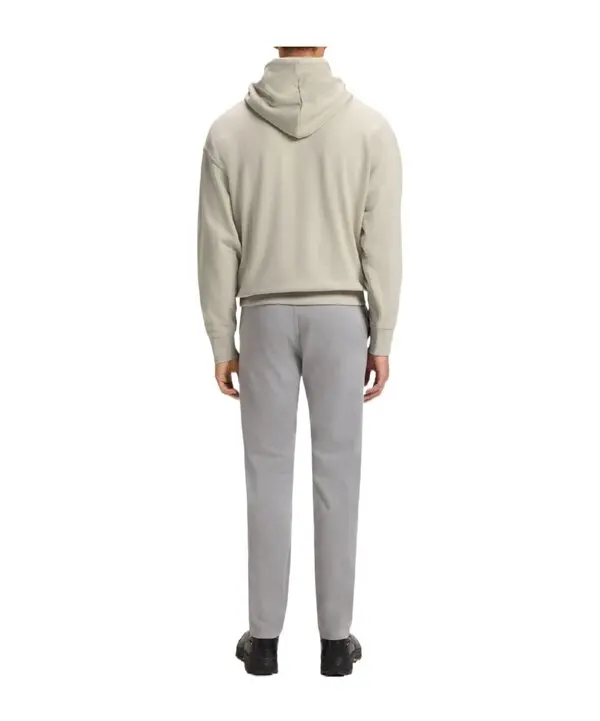 Hugo Boss Boss Contrast Logo Hoodie In Cotton Terry