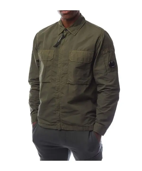 C.P. COMPANY Flatt Nylon Lens Overshirt