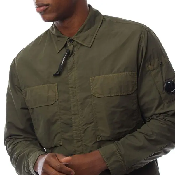 C.P. COMPANY Flatt Nylon Lens Overshirt