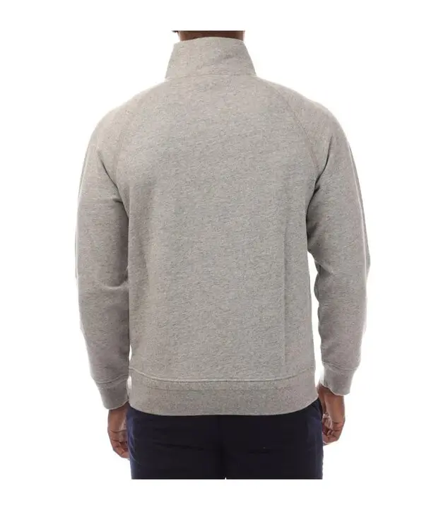 C.P. COMPANY Diagonal Raised Fleece Half Zip Logo Sweatshirt