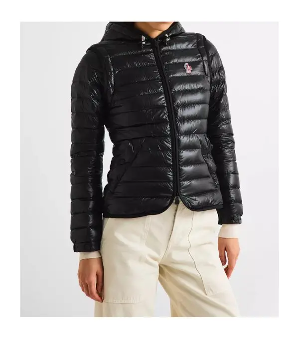 Moncler Long-sleeved Cotton-padded Jacket - Black