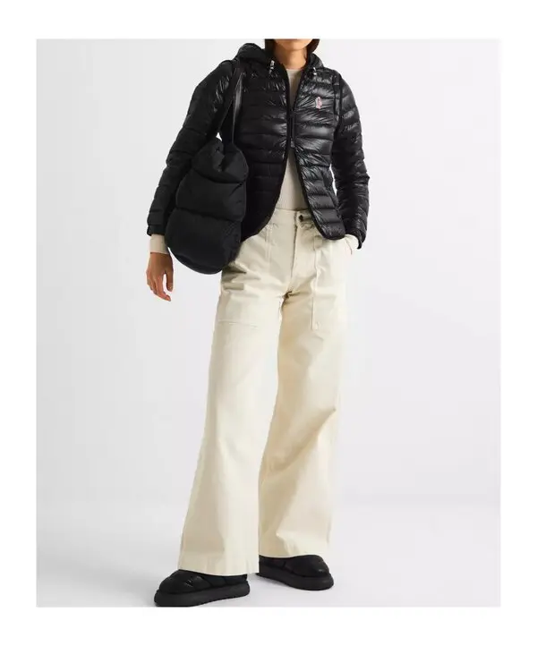 Moncler Long-sleeved Cotton-padded Jacket - Black