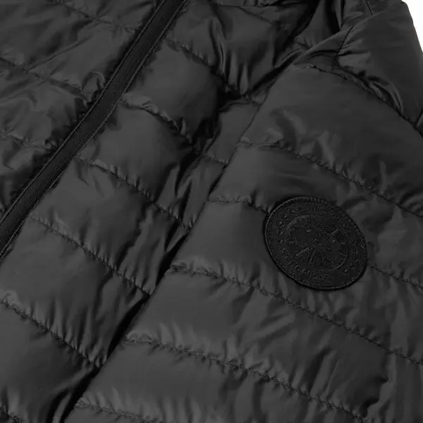 Canada Goose Quilted Zip-up Puffer Jacket - Black