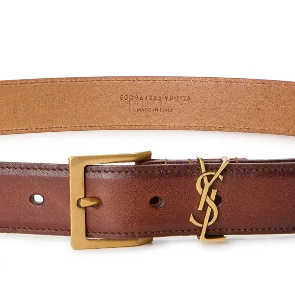 Saint Laurent Leather Belt