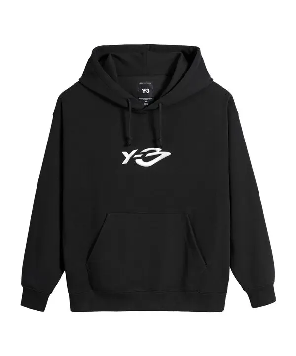Y3 French Terry Liquid Logo Hoodie