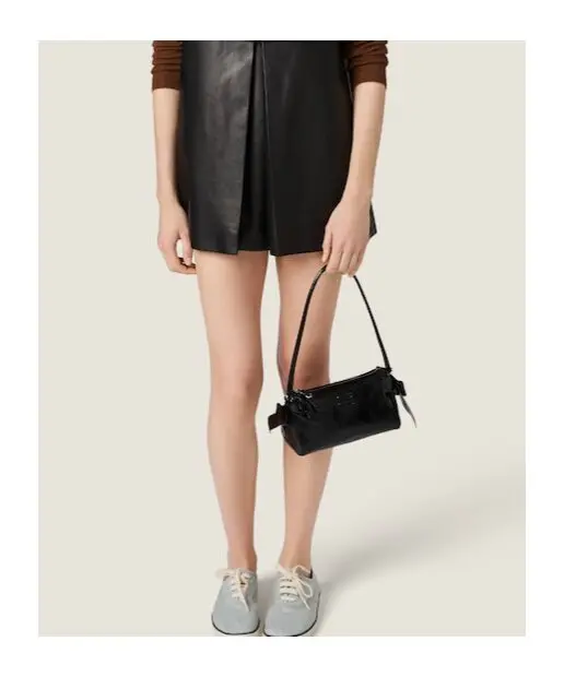 Miu Miu Shiny Leather Pouch