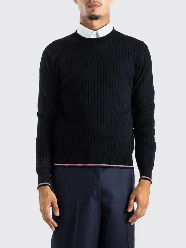 Thom Browne Ribbed Crewneck Sweater