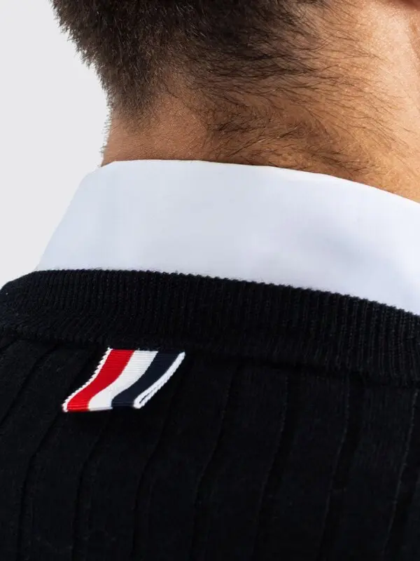 Thom Browne Ribbed Crewneck Sweater