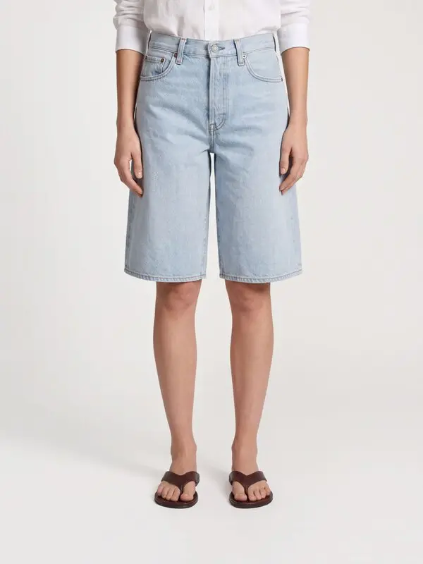 AGOLDE Light Wash Shorts