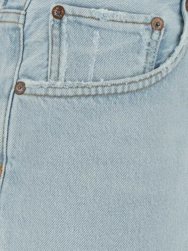 AGOLDE Light Wash Shorts
