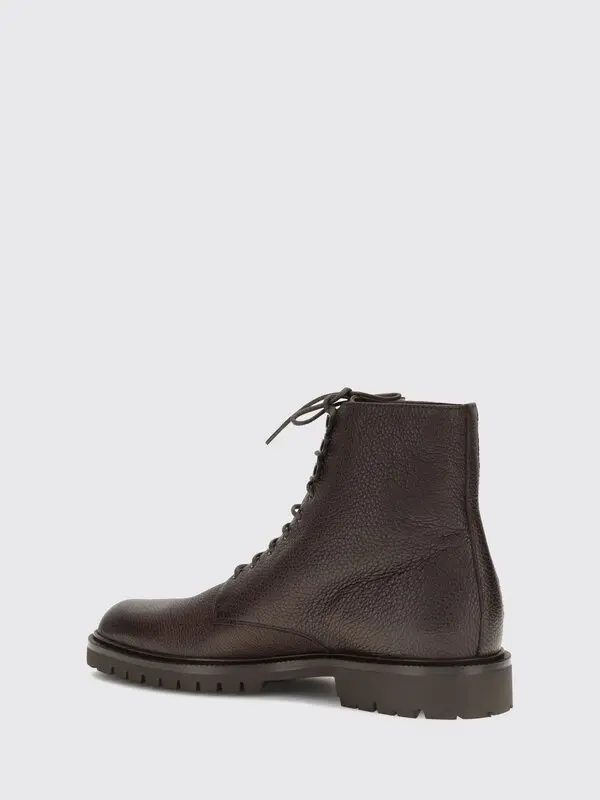 Brunello Cucinelli Lace-up Leather Boots - Brown