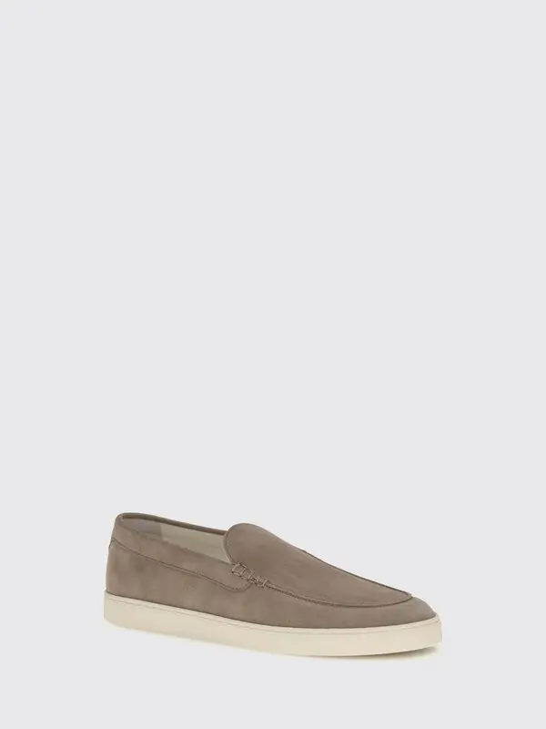 Brunello Cucinelli Suede Loafers - Grey