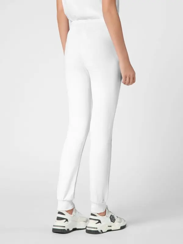 Philipp Plein Jersey Track Trousers - White