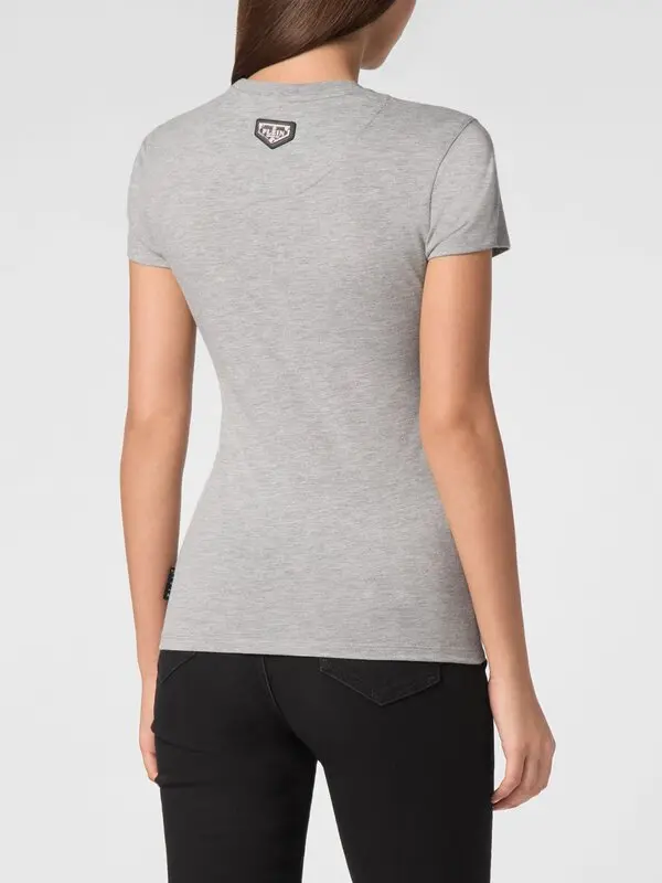 Philipp Plein Embellished T-shirt - Grey