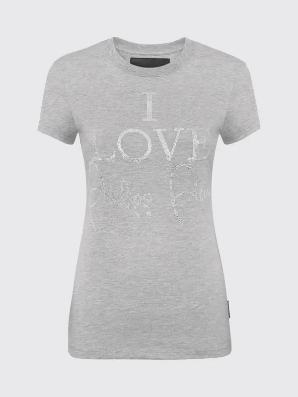 Philipp Plein Embellished T-shirt - Grey