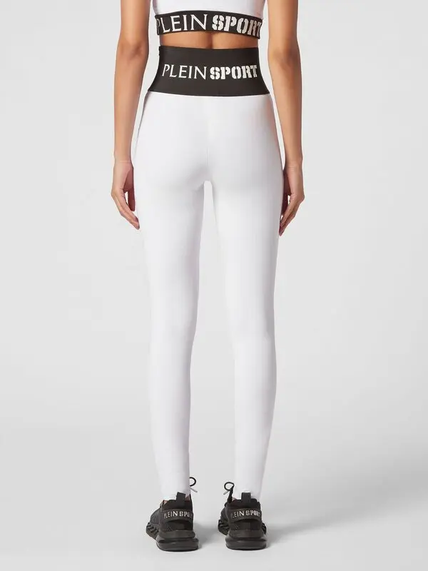 PLEIN SPORT Leggings With Mesh Insets