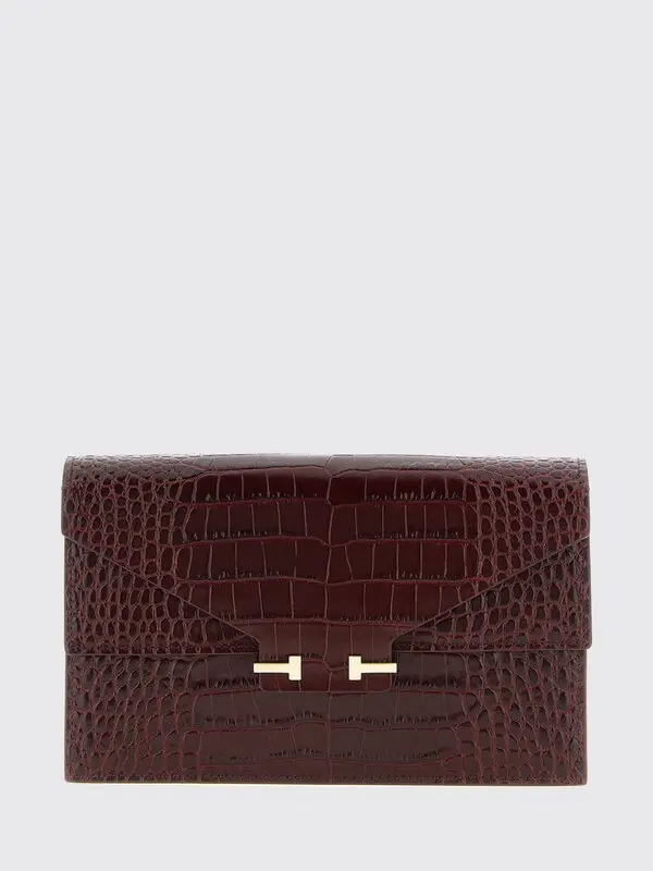 TOM FORD Croc Effect Handbag - Red