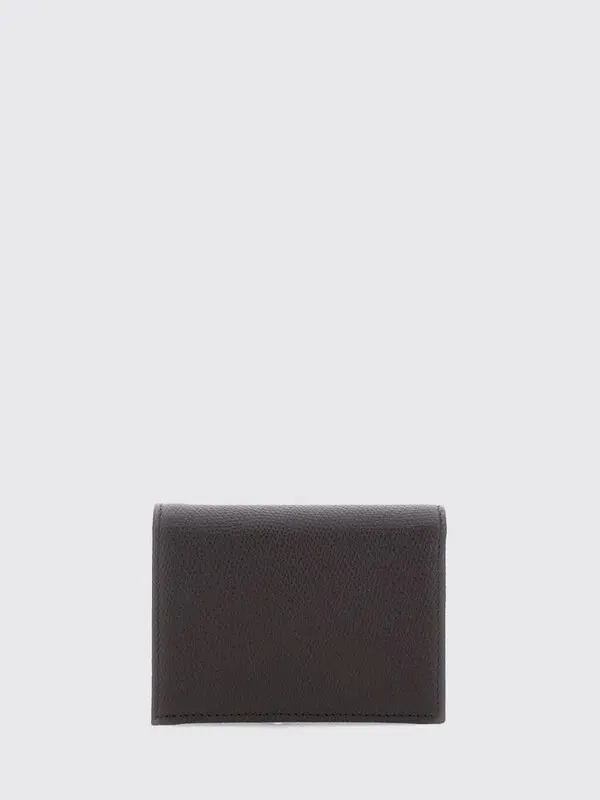 Valentino Garavani Vlogo Signature Grained Calfskin Bifold Wallet