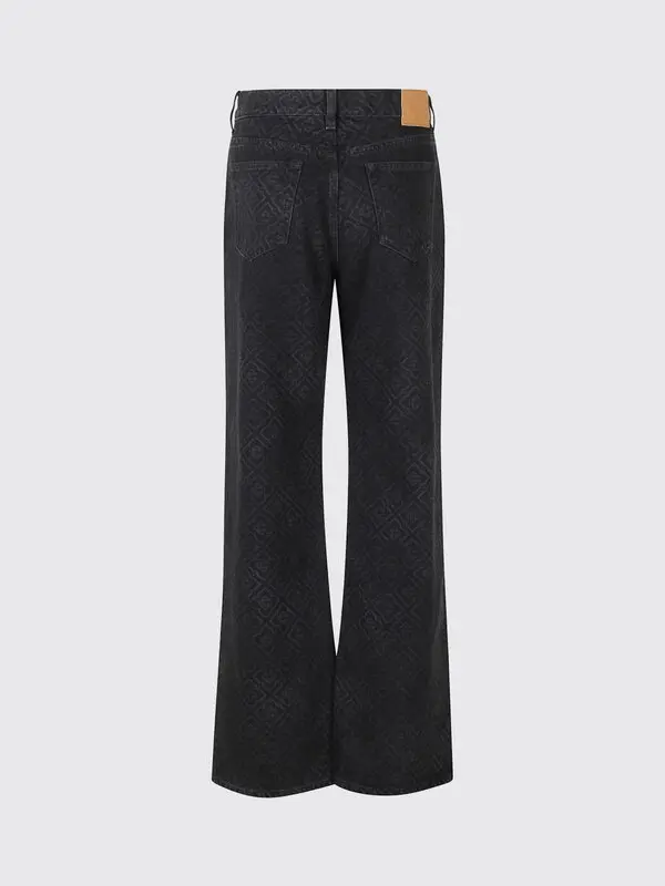 Casablanca Monogrammed Wide-leg Jeans